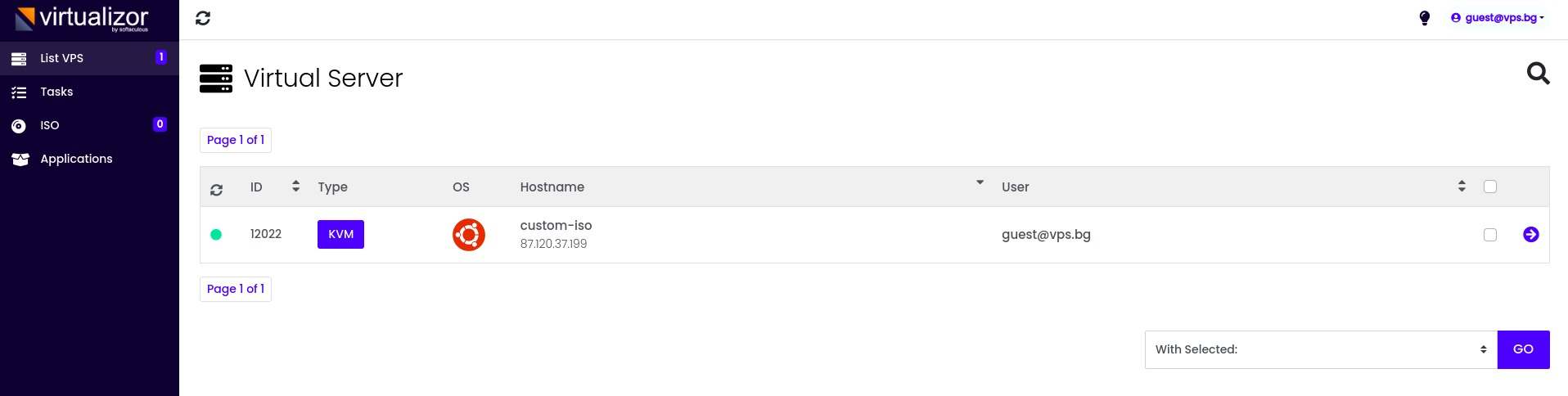 How to install a custom ISO on your cloud server - VPSBG.eu
